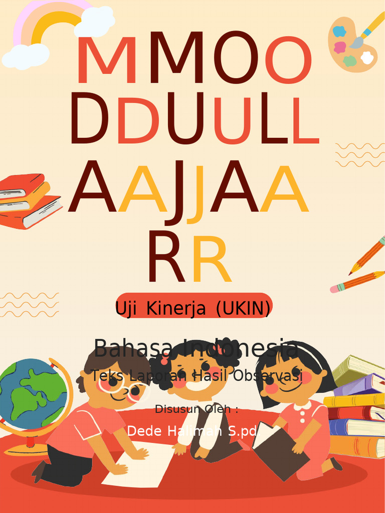Kuning Oranye Ilustratif Lucu Sampul Modul Ajar Dokumen A4 - 20250713 ...