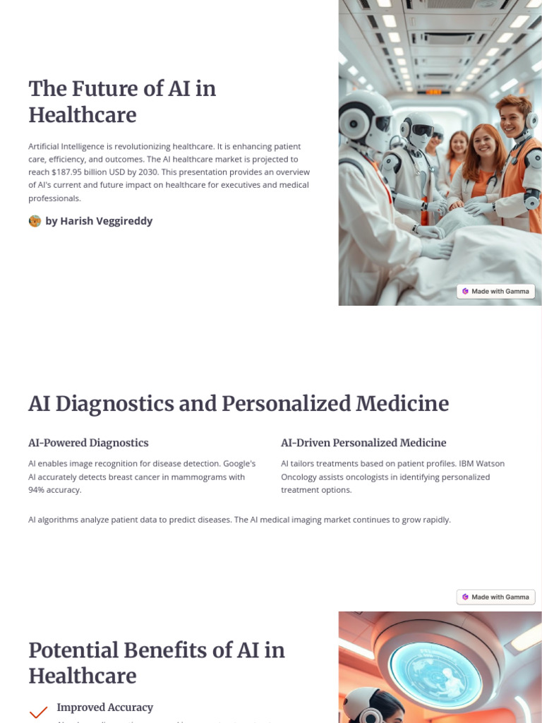 The Future of AI in Healthcare | PDF | Artificial Intelligence ...