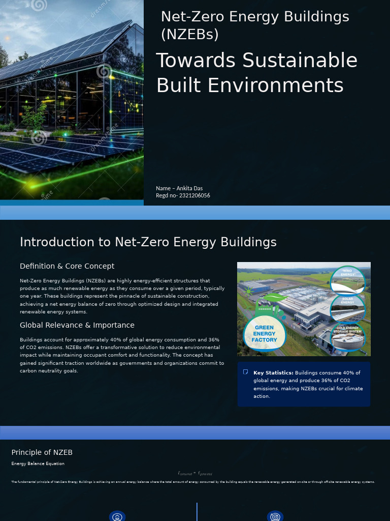 Net-Zero Energy Buildings Overview | PDF | Renewable Energy ...
