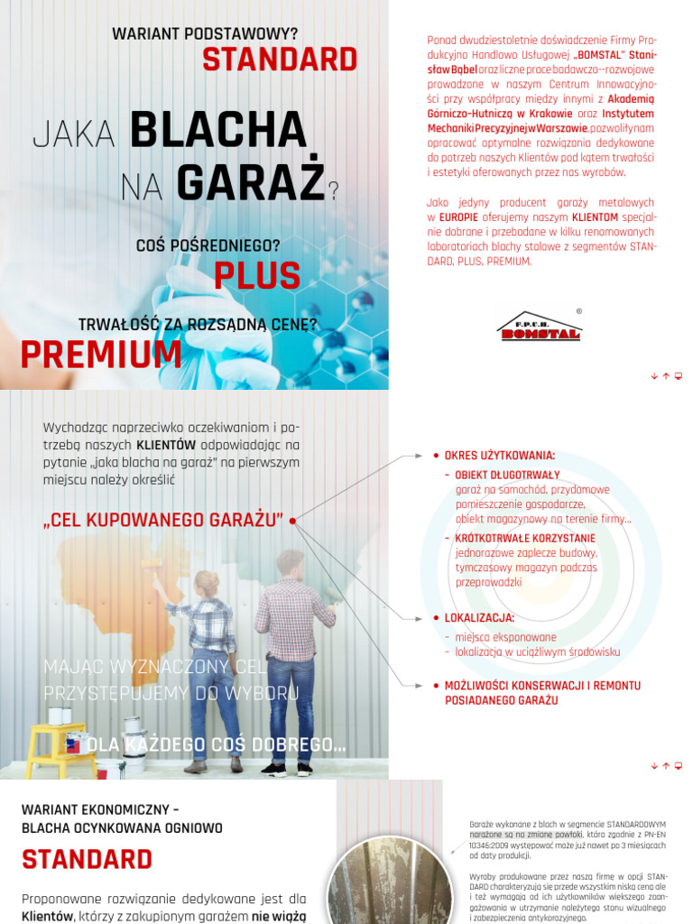 Informator Blach BOMSTAL | PDF