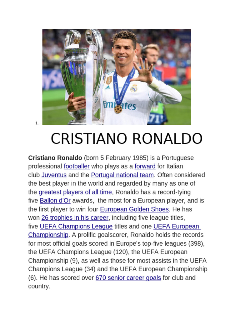Cristiano Ronaldo | PDF
