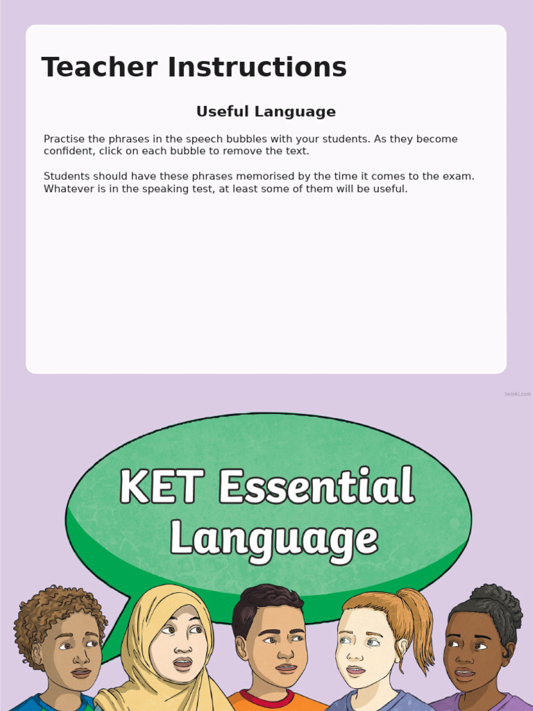 KET Essential Language | PDF