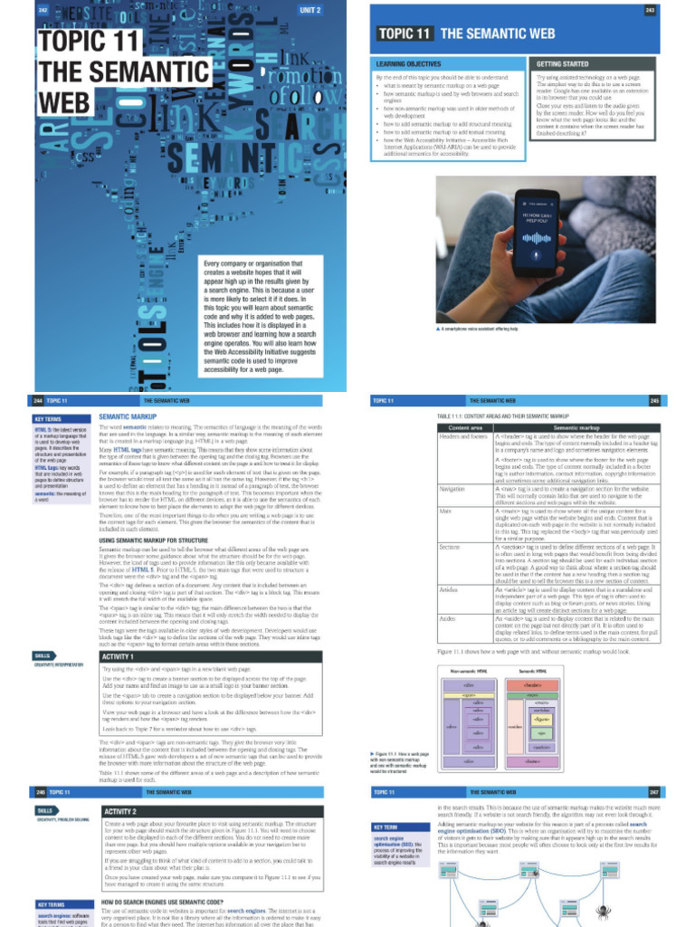 Unit 11 Semantic Web | PDF