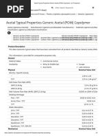 Iupital F20-03 POM Datasheet | PDF | Strength Of Materials | Materials