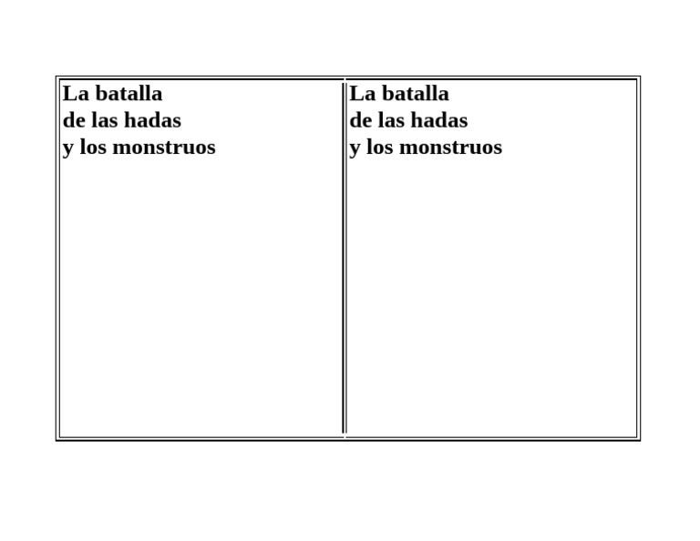 Activ - La Batalla de Los Monstruos y Las Hadas | PDF