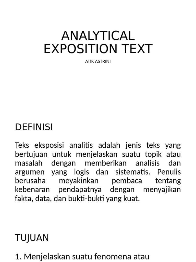 Analytical Exposition Text | PDF | Critical Thinking | Social Mobility