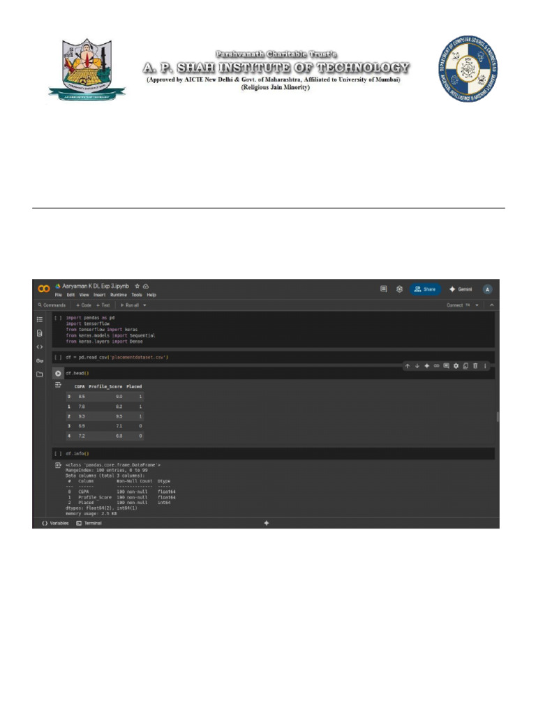 Tejas Expt3 DL | PDF