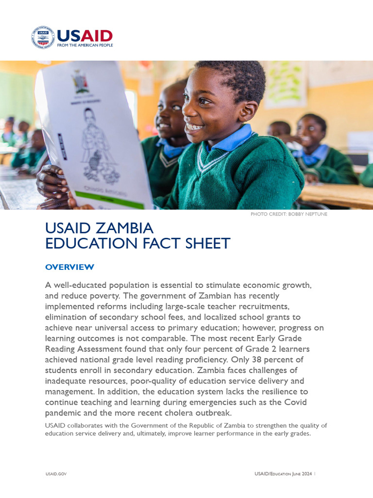 Enhancing Local Education in Zambia | PDF | Teachers | Literacy