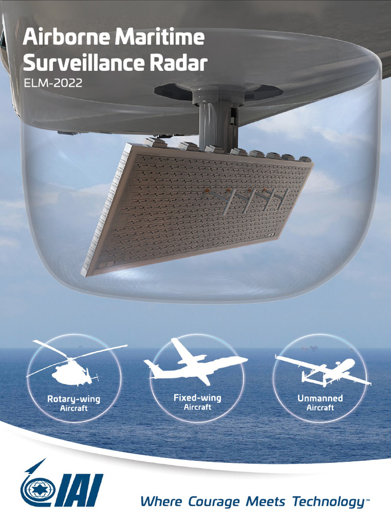 ELM-2022-Airborne Maritime Surveillance Radar Brochure | PDF