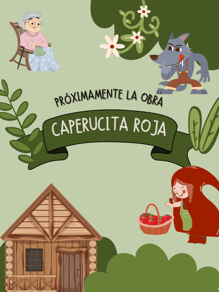 Obra de Teatro: Caperucita Roja | PDF | Caperucita Roja