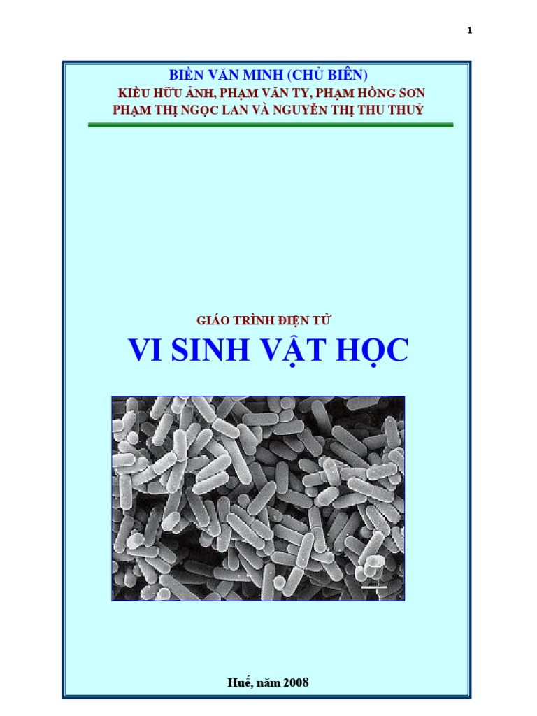 Giao Trinh Vi Sinh Vat Hoc | PDF