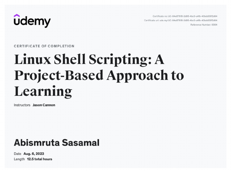 Linux Shell Scripting - A Project Based Approach To Learning | PDF