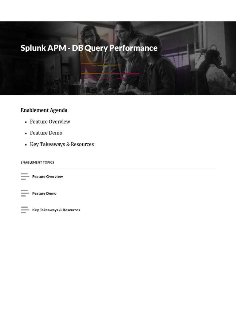 Splunk APM: Database Query Insights | PDF | Databases | Sql