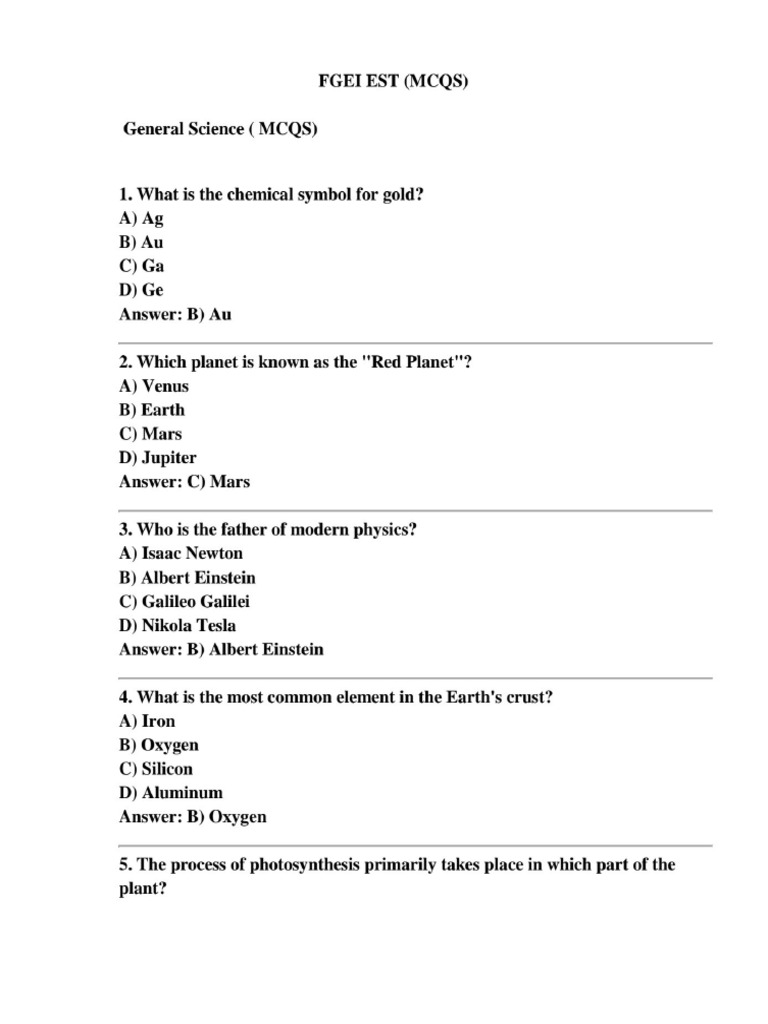 EST Notes | PDF