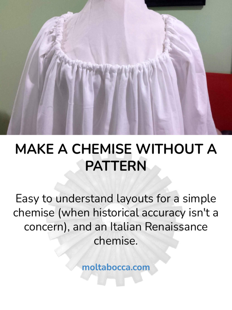 DIY Chemise: No Pattern Needed | PDF | Seam (Sewing) | Sewing