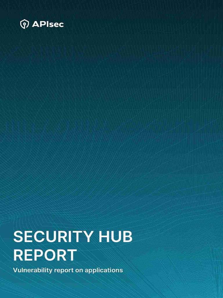 APIsec SecurityHub Report | PDF