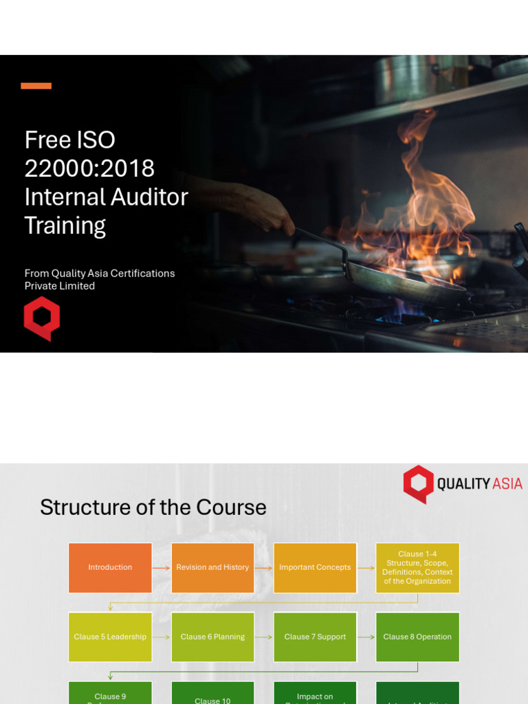 Iso 22000 - 2018 Internal Auditor | PDF