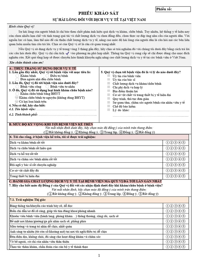Bảng hỏi | PDF