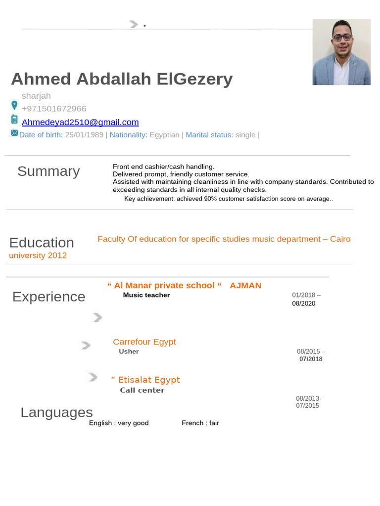 School CV 2020 Gooood | PDF