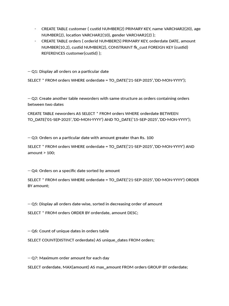 Referential Integrity Sample 2 Tables Quires | PDF | Databases | Data Management Software