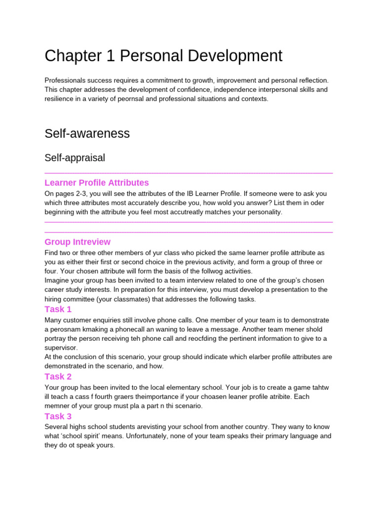 Personal Development for Professionals | PDF | Procrastination ...