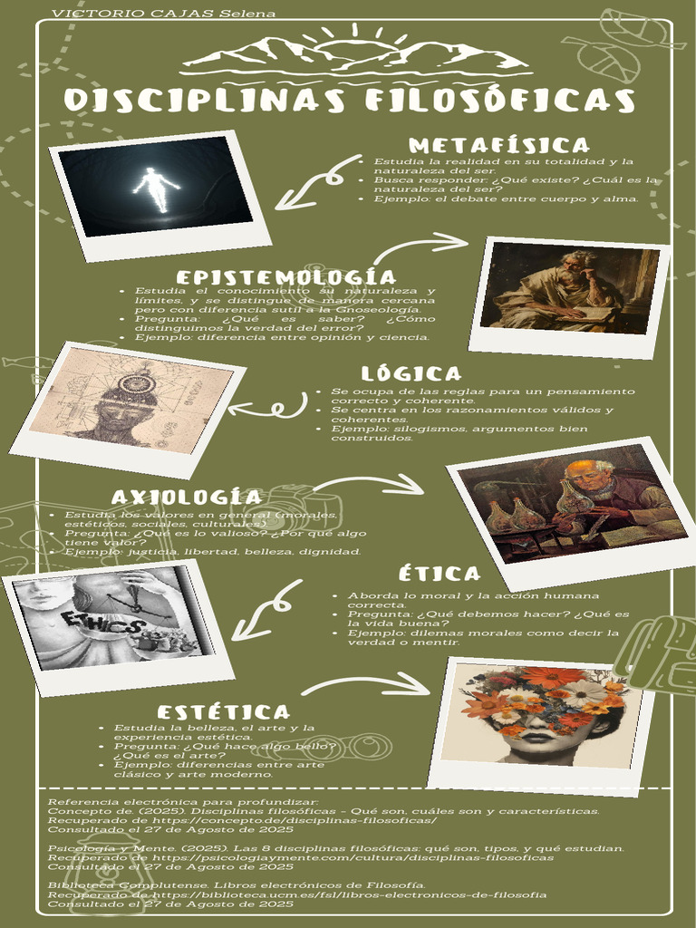 Principales disciplinas filosóficas | PDF | Epistemología | Educación ...