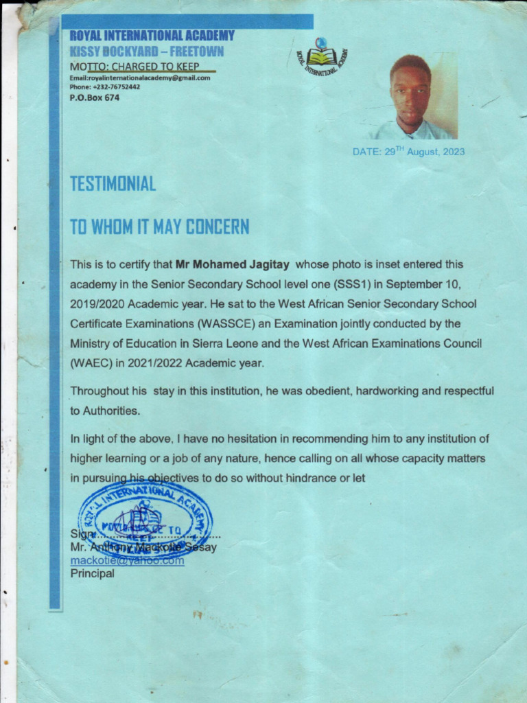 Testimonial | PDF