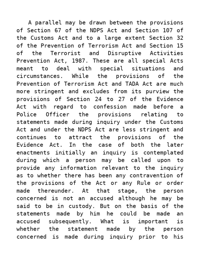 A Parallel May Be Drawn Between the Provisions of Section 67 of the ...