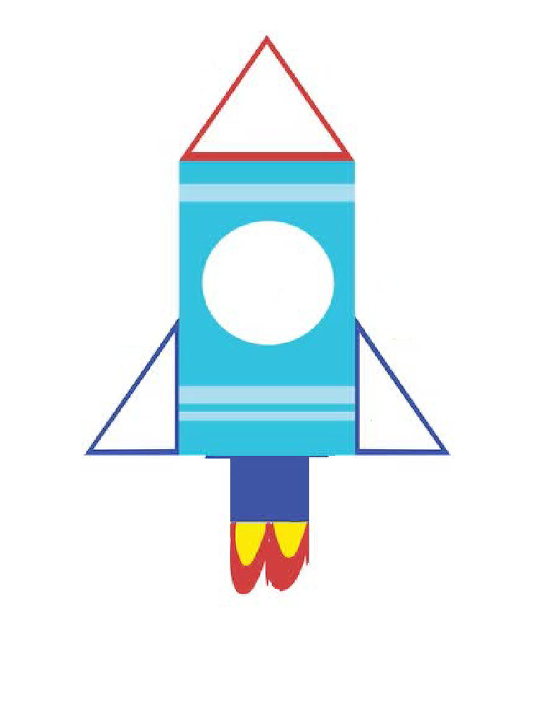 Shapes Rocket Picture | PDF