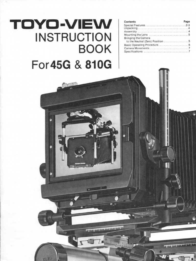 Toyo 45G 810G | PDF