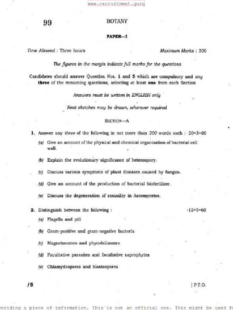 Botany 1 | PDF
