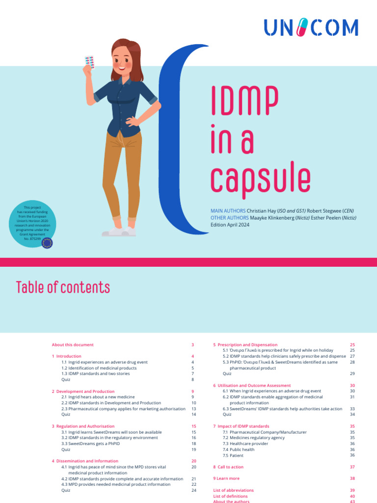 UNICOM IDMP in A Capsule en Update4 2024 | PDF | Medical Prescription ...