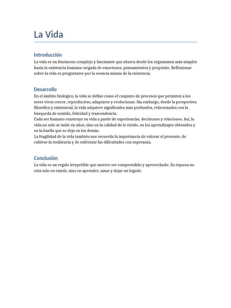 Reflexiones sobre la Vida y su Significado | PDF