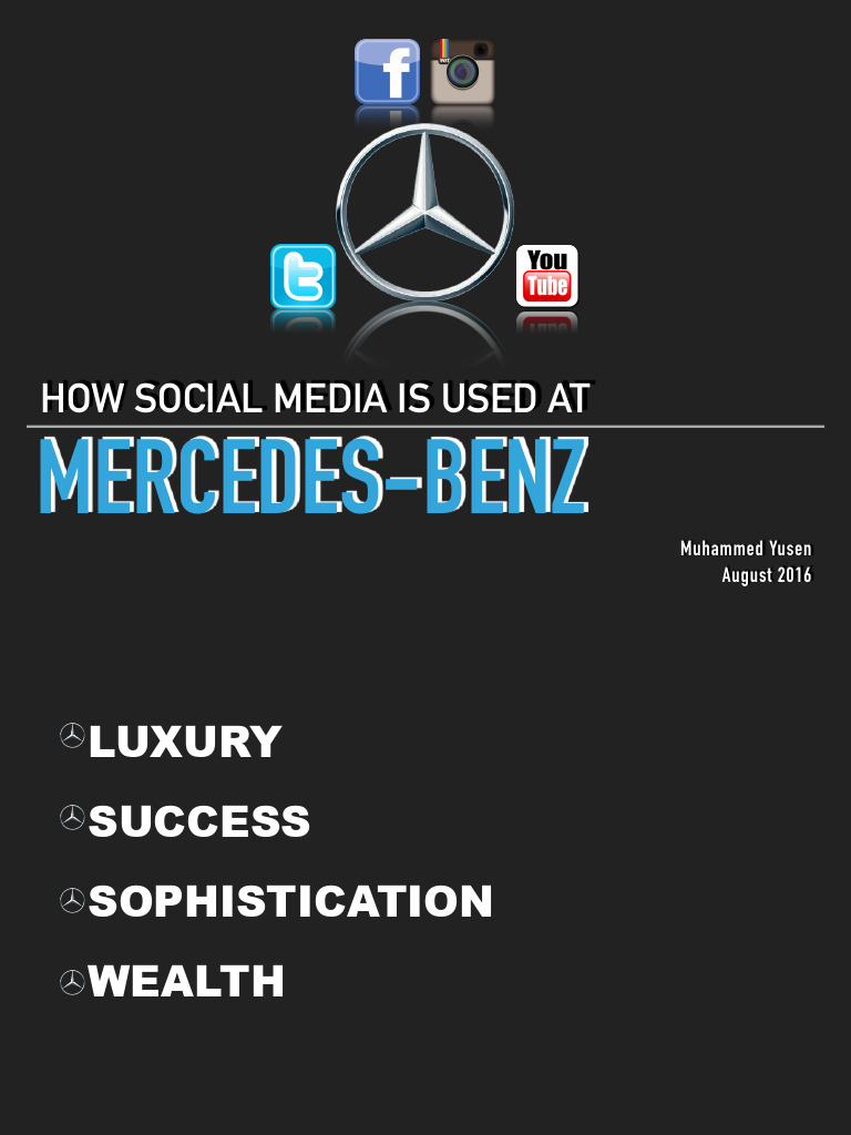 Mercedes-Benz's Social Media Strategy | PDF | Advertising | Target Audience