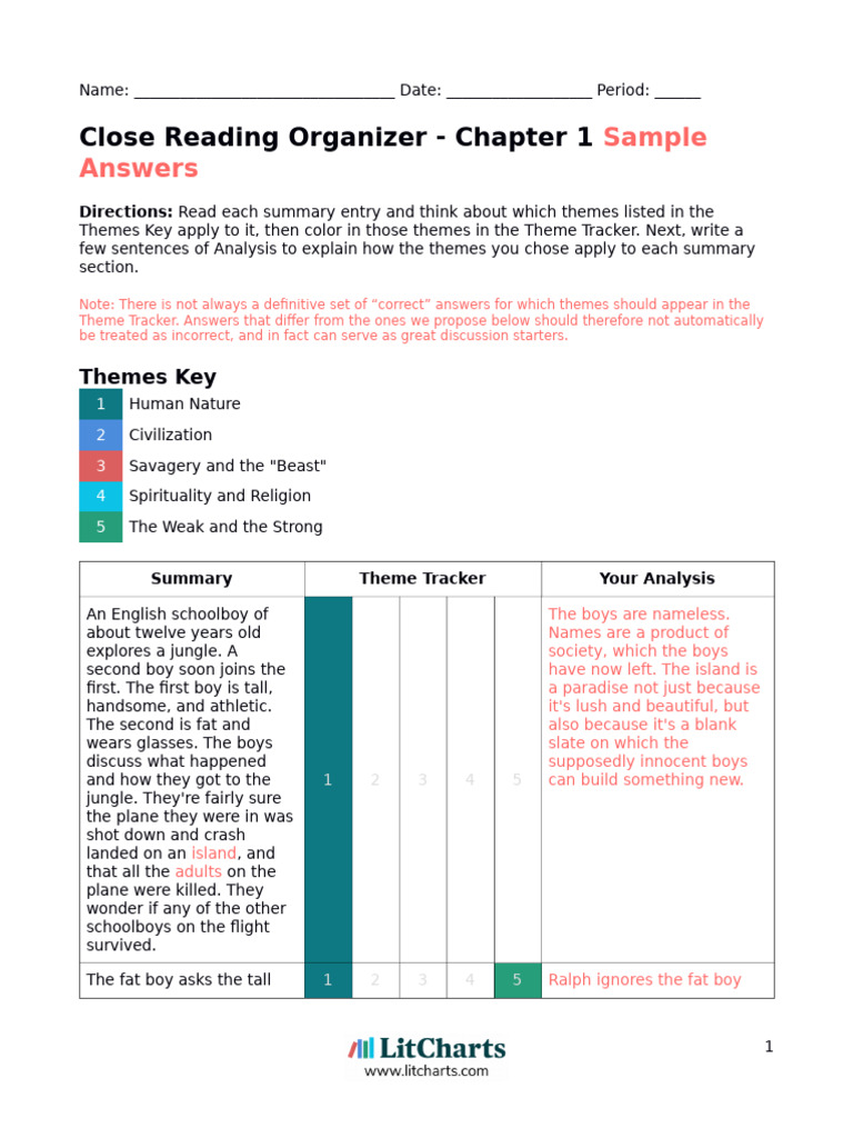 Chapter 1 Reading Sample Answers | PDF