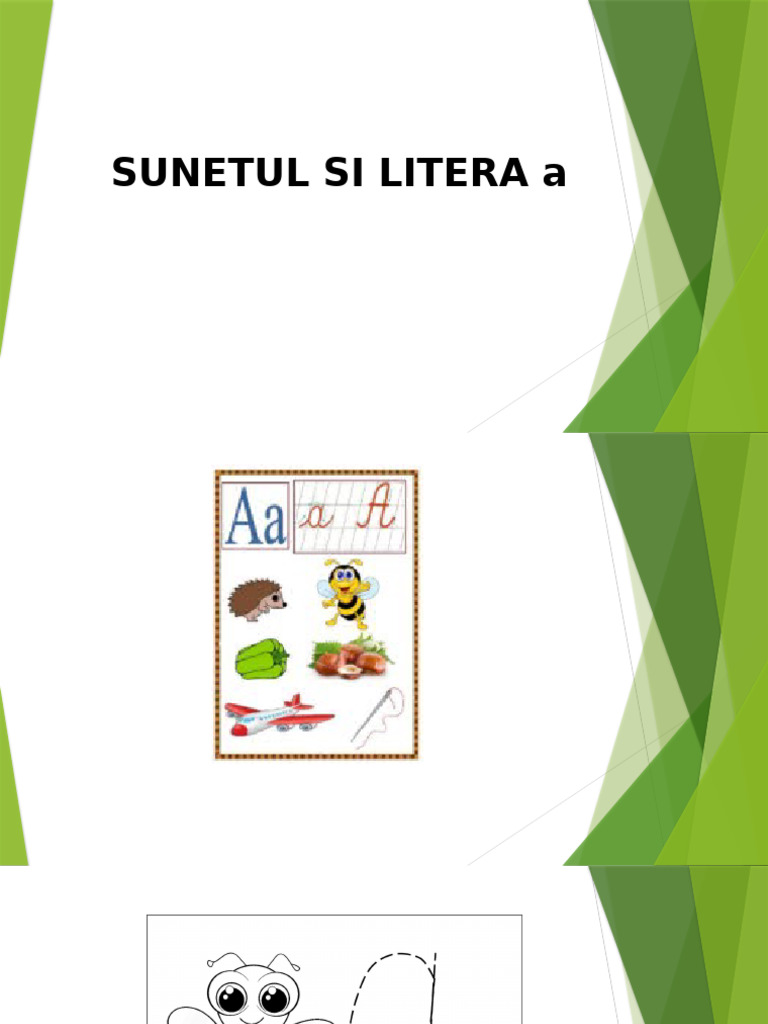 Litera A PPT - PPTM | PDF