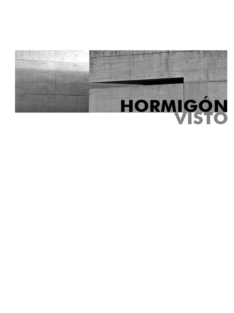 Hormigón Visto Uv | PDF | Hormigón | Cemento