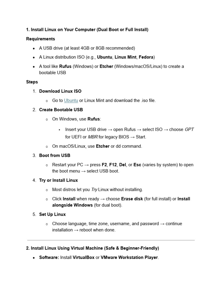 Installation Steps | PDF