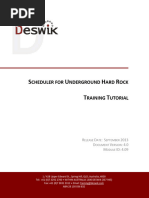 Deswik Training: Getting Started Guide | PDF