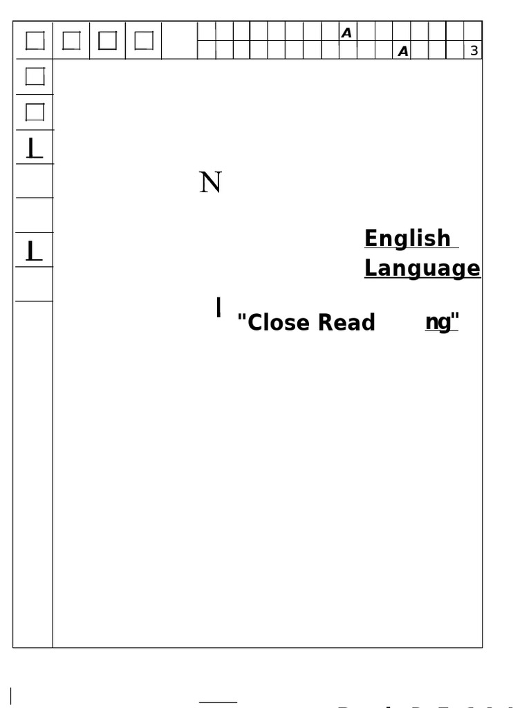 English Language - Close Reading - Pack 3 (Level C) | PDF | Taste | Oceans