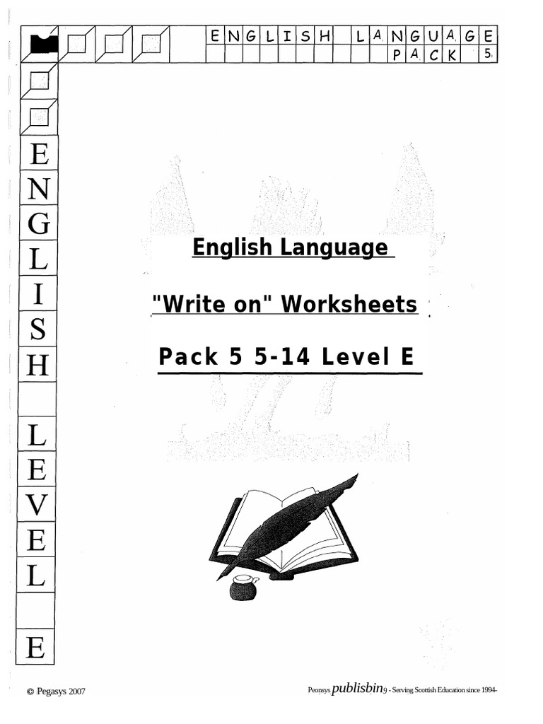 English Language Worksheets for Education | PDF | Linguistics