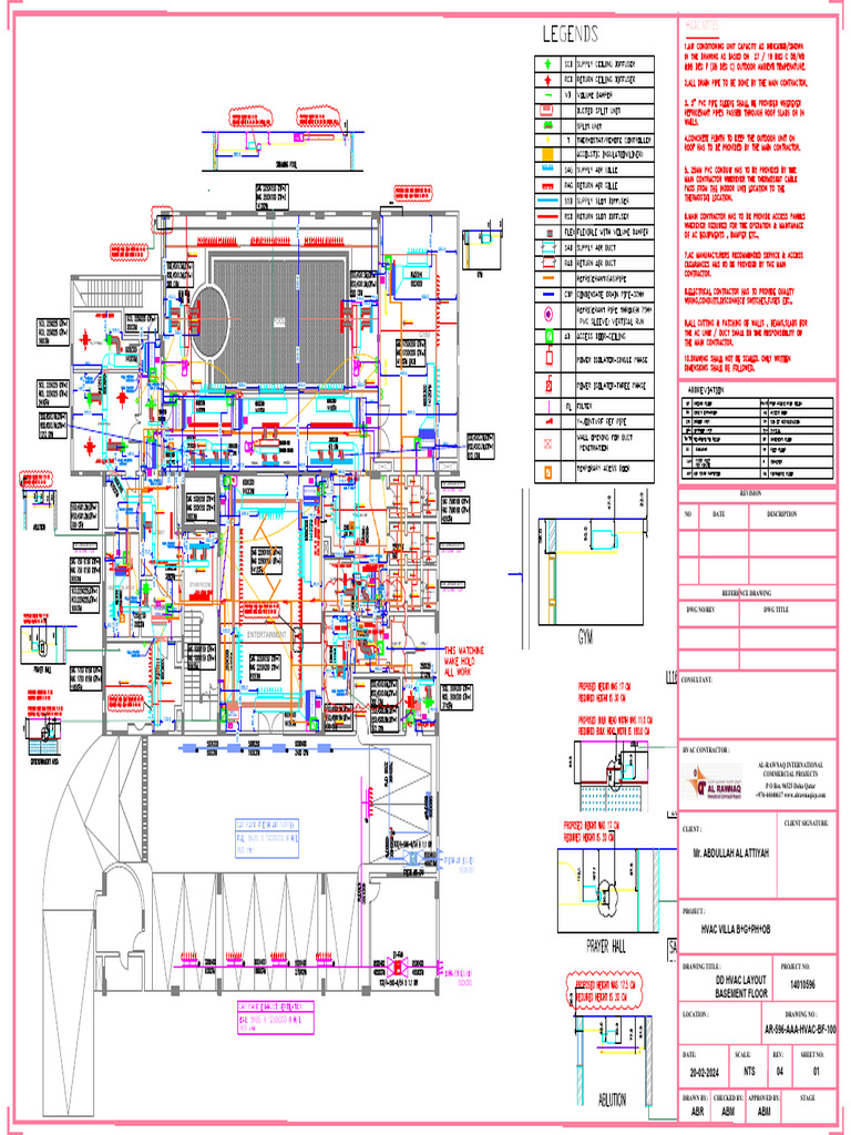 HVAC Layout for Villa Project | PDF | Bathing