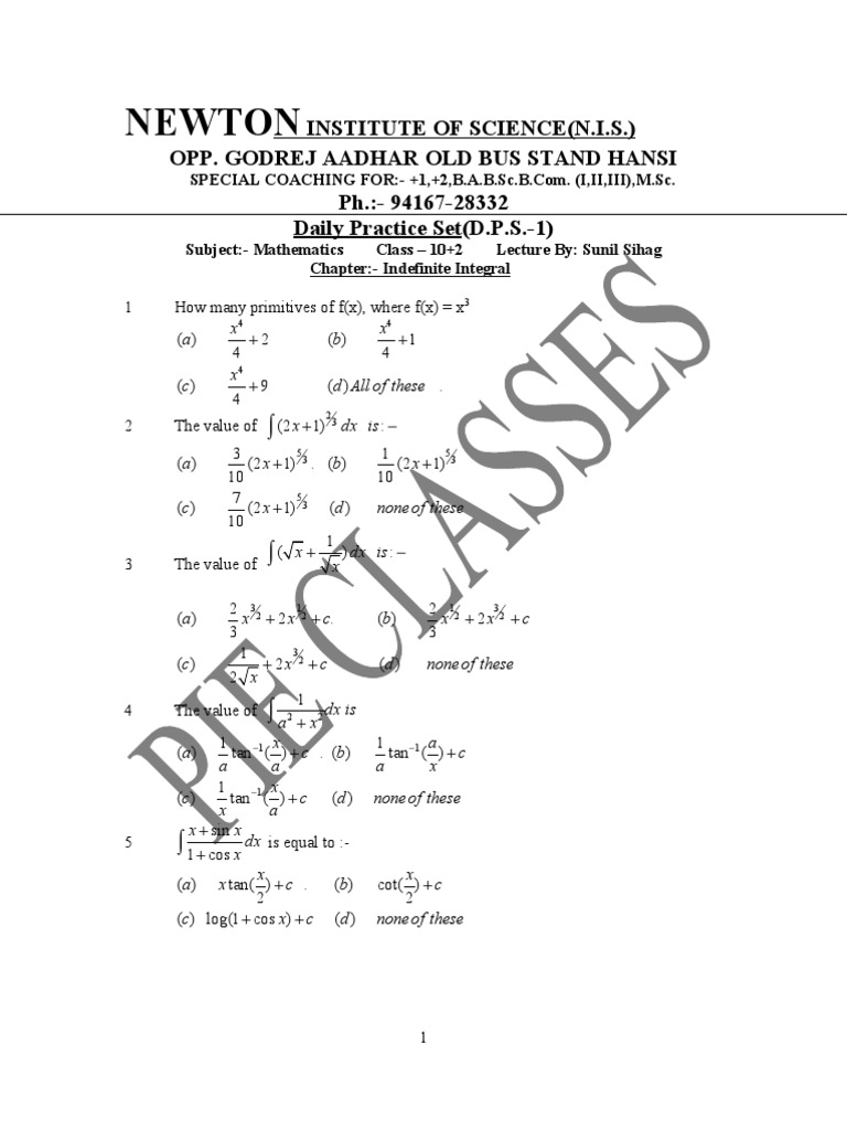 DPS 1 | PDF