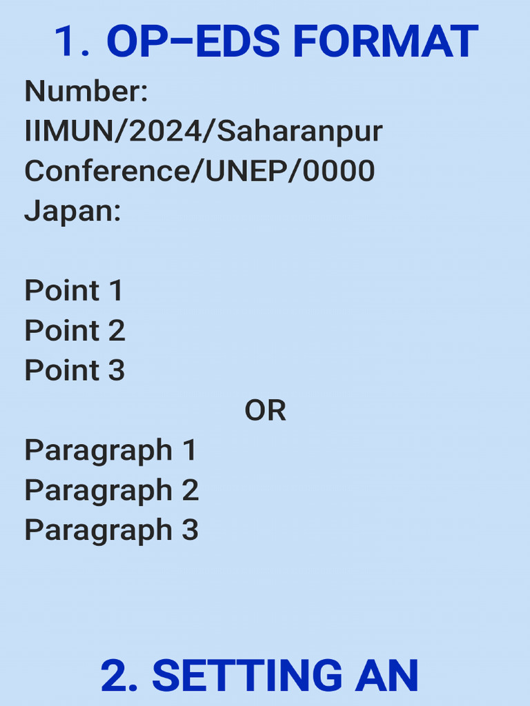Iimun Unep Formats | PDF