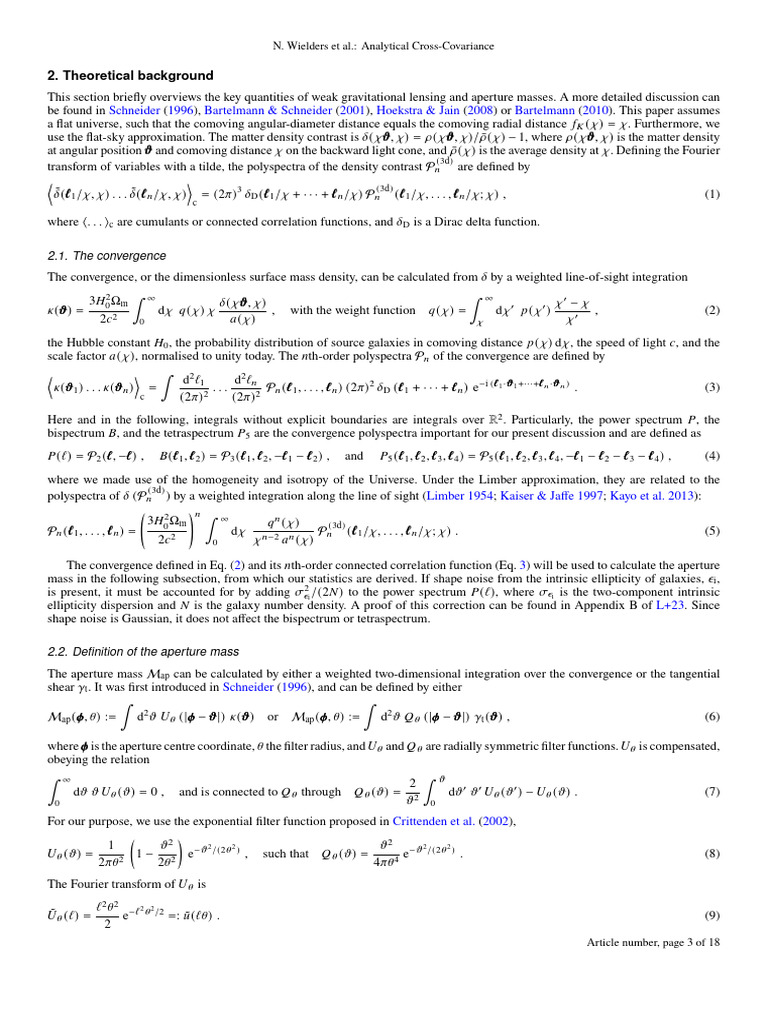 Roadmap To Cosmological Parameter Analysis-3 | PDF | Physics ...