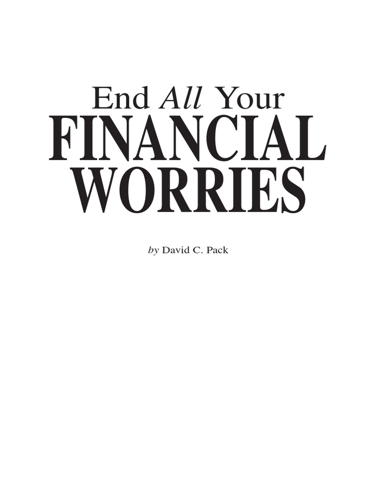 End All Your Financial Worries | PDF | Jesus | Abraham