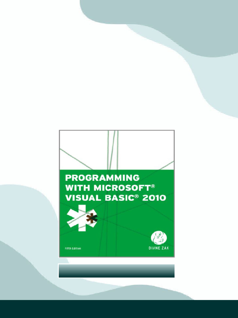 (Ebook) Programming With Microsoft Visual Basic 2010, 5th Edition by ...