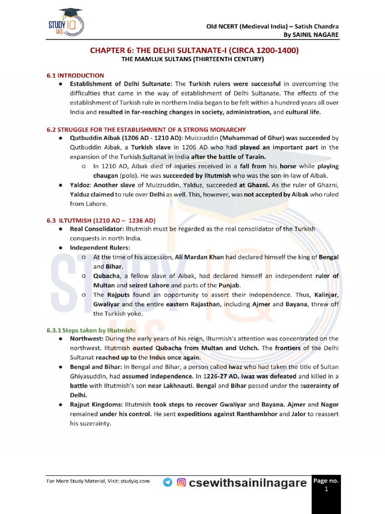 PDF Chapter 6 (Satish Chandra) | PDF