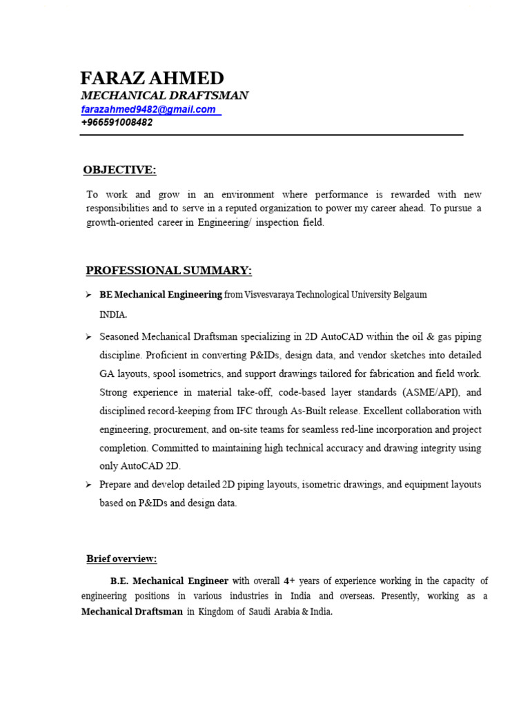 Faraz Mechanical Draftsman-3 | PDF | Technical Drawing | Specification (Technical Standard)