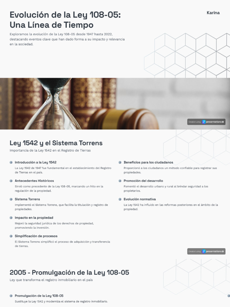 Timeline of Law 108-05 | PDF
